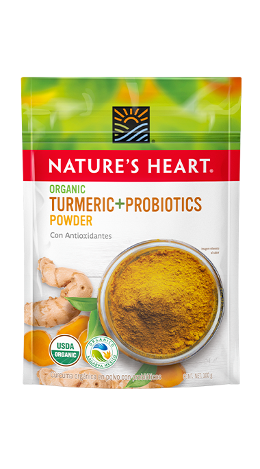 Superfood Organic Turmeric Probiotics Powder | Nature's Heart